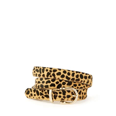 Womens Leather Leopard Print Belt At Ramona Hernandez Blog