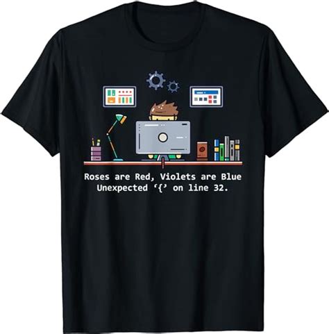 Computer Science Programmer Unexpected Syntax Error T Shirt