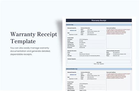 FREE Warranty Template Download In Word Google Docs Excel PDF Google Sheets Apple Pages