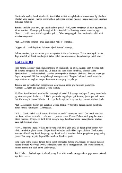 Cerita Seks Ngentot Teteh Hot DOCX