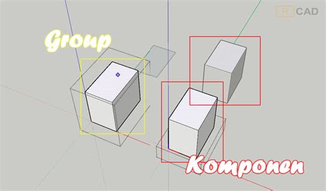 Sketchup Perbedaan Group Vs Komponen Ruang Cad
