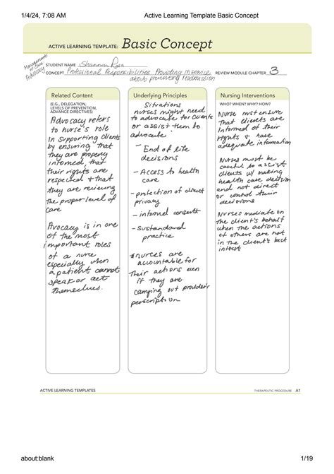 Solution Active Learning Template Basic Concept Studypool