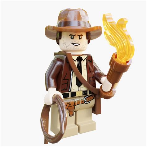 3d Indiana Jones Lego Minifigures Model Turbosquid 2122815