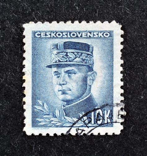 Portrait Of General Milan Rastislav Stefanik Slovak Politician