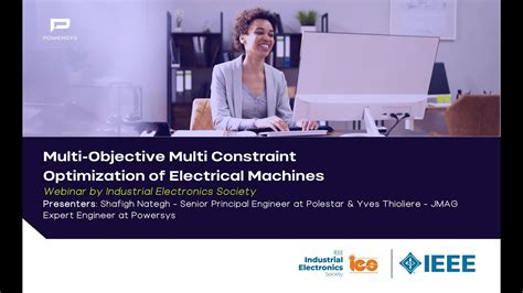 multi objective multi constraint optimization of electrical machines