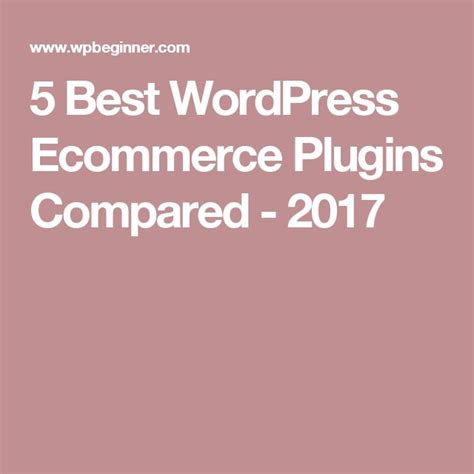 12 Best Wordpress Ecommerce Plugins Compared 2025