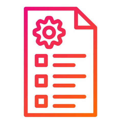 Icono De Solicitud Generic Gradient Outline