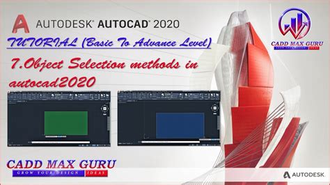 Autocad 2d 3d Tutorial Basic To Advance Level 7 Object Selection Methods In Autocad 2020