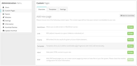 Disabled Button To Add Php Pages With Admin Option Checked · Issue