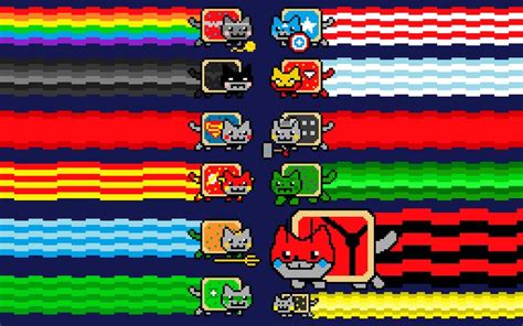 Pin By Sarah L Welch On Nyan World Nyan Cat Types Of Cats Catfight