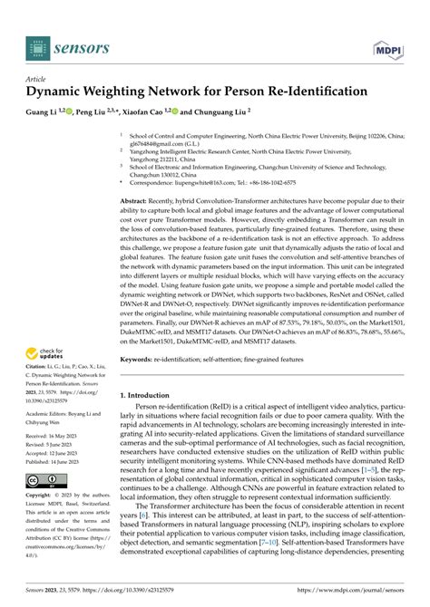 Pdf Dynamic Weighting Network For Person Re Identification