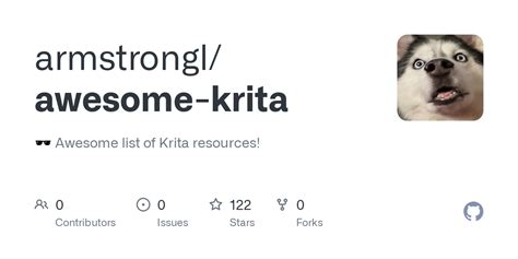 github armstrongl awesome krita 🕶 awesome list of krita resources