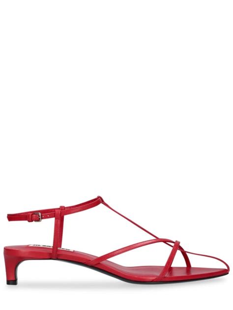 35mm leather sandals - Jil Sander - Women | Luisaviaroma