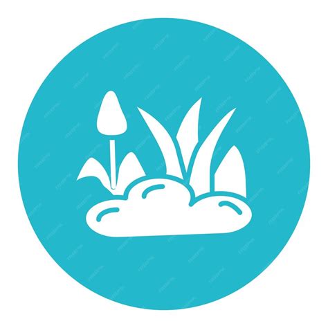 Premium Vector Grass Icon Premium Vector Grass Icon