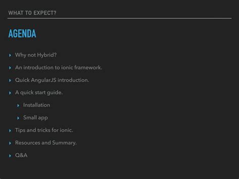 Ionic Hybrid Mobile Application Ppt