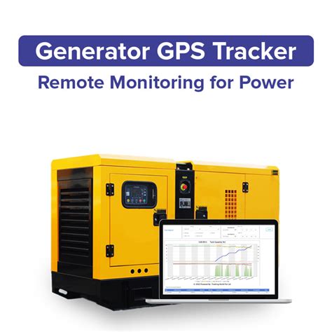 generator gps tracker remote monitoring for power
