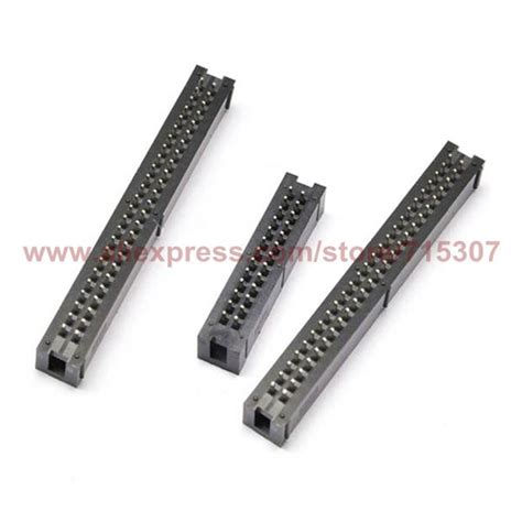 Phiscale 20pcs Idc Connector 2 54mm Idc Header 8p Double Row 2x4 Pin
