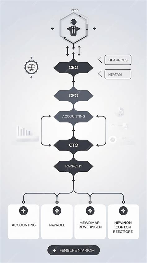 Flowchart Infographic Template With Nodes And Arrows Process Diagram Organization Structure