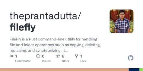 GitHub Theprantadutta Filefly FileFly Is A Rust Command Line Utility For Handling File And