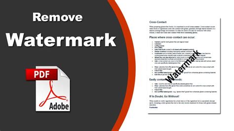 How To Remove Watermark From PDF On Adobe Acrobat Pro Adobe Acrobat Acrobatics Adobe