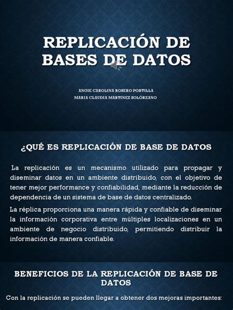 Replicacion De Bases De Datos Mc Pdf Servidor Sql De Microsoft