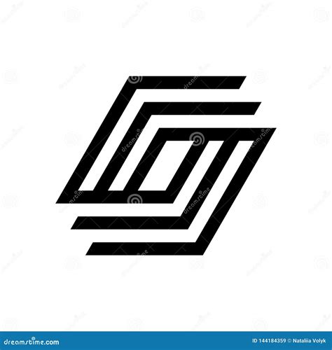 Black Abstract Logo Design Template Stock Vector Illustration Of Corporate Graphic