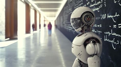 Premium Photo Robotics Presentation Background