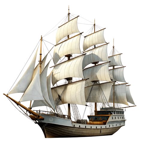 Old Sailing Ship Clip Art Sail Boat In Ocean Vector Clipart Stock