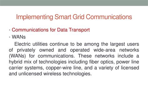 Ppt Smart Grid Communications Powerpoint Presentation Free Download