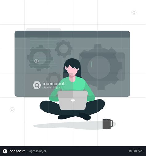 Female Web Developer Animation Free Download People Animations