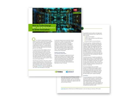 How To Turbocharge HPC AI Performance Whitepaper Exxact Corp