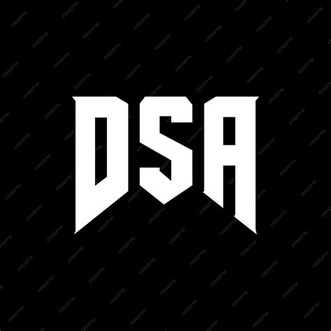 Premium Vector Dsa Letter Logo Design For Technology Company Dsa Logo