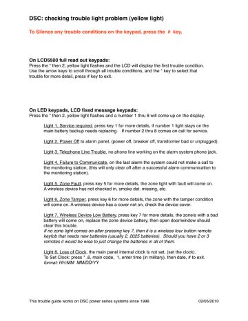 DSC Power Series Alarm System User Guide Manualzz