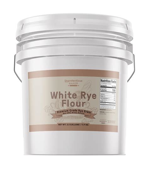 Buy White Rye Flour By Unpretentious Baker 35 Gallons Non Gmo Bread