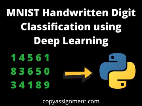 mnist handwritten digit classification using deep learning copyassignment