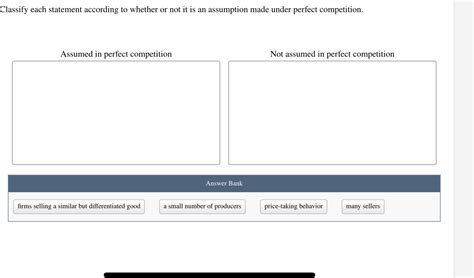 Solved Classify Each Statement According To Whether Or Not