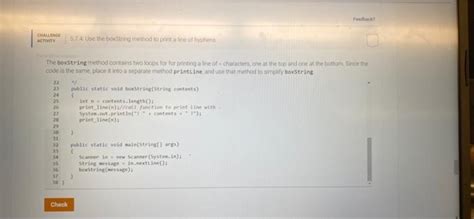 Solved Challenge Activity 574 Use The Boxsting Method Total