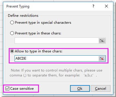 How To Only Allow Certain Values Input Or Enter In Excel