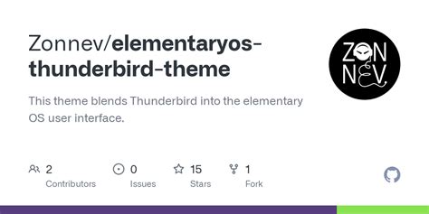 Github Zonnevelementaryos Thunderbird Theme This Theme Blends