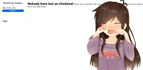 Safebooru Ahoge Black Hair Blush Crying Dfc Tan Fang Flat Chest