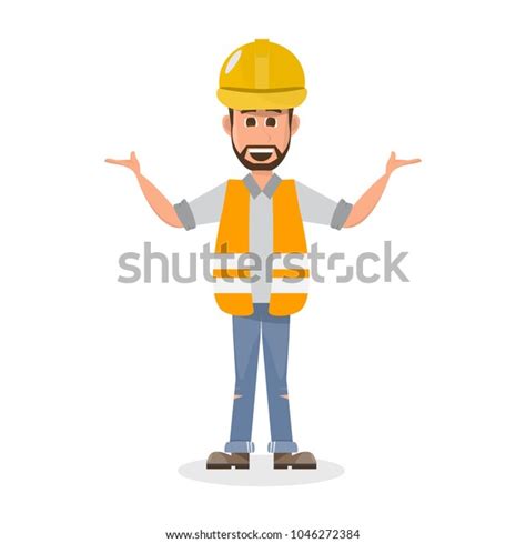 Architect Foreman Engineering Construction Worker In Different
