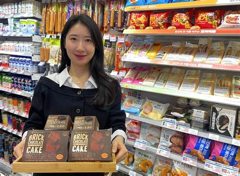 Gs25 벽돌 시리즈 디저트 매출 1위벽돌초콜릿으로 돌풍 잇는다