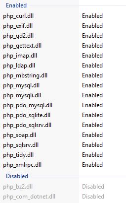Configuring PHP OpenSSL Extension With IIS Via PHP Manager On Windows