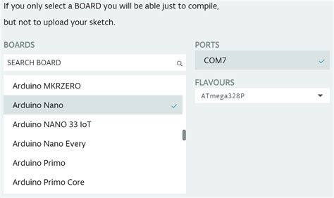 小狐狸事務所 關於 Arduino Web Editor 無法上傳問題 Not In Sync