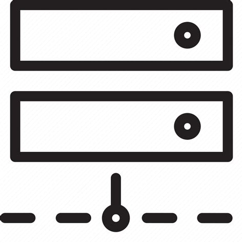 Data Database Drives Internet Network Raid Storage Icon