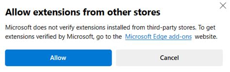 How To Manage The Installation Sources For Edge Browser Add Ons I Have A PC