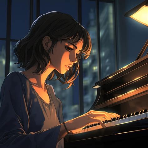 Premium Ai Image This Cute Girl Is Taking A Dip In The Pool And Looking At The Starry Sky