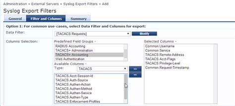 Log Aaa Accounting Info From Clearpass To 3rd Party Servers Security