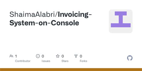 GitHub ShaimaAlabri Invoicing System On Console