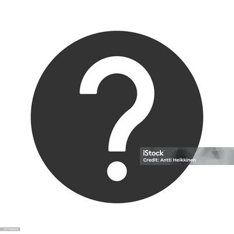 물표시 벡터 아이콘입니다 헬프데스크 및 서비스 표지판 웹 도움말 및 Qampa 기호입니다 수수께끼 로고 흰색 배경에 격리 It 지원에 대한 스톡 벡터 아트 및 기타 이미지